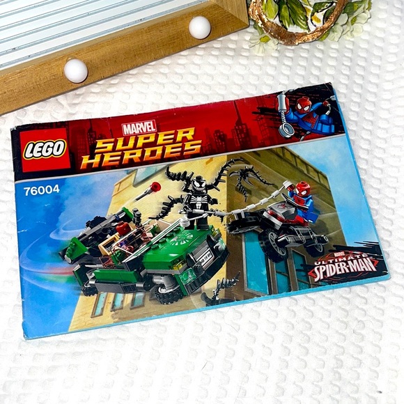 Lego | Toys | Lego Marvel Super Heroes 7604 Spiderman Spidercycle Chase ...